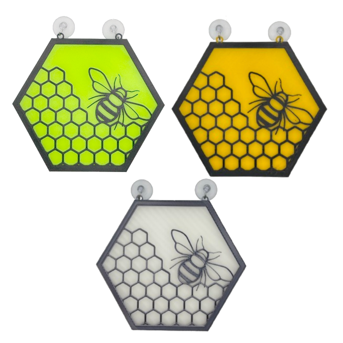 Bee Window Decor Honeycomb Sun Catcher | 3D Joy